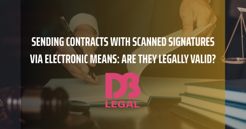 Sending contracts with scanned signatures via electronic means: Are ...